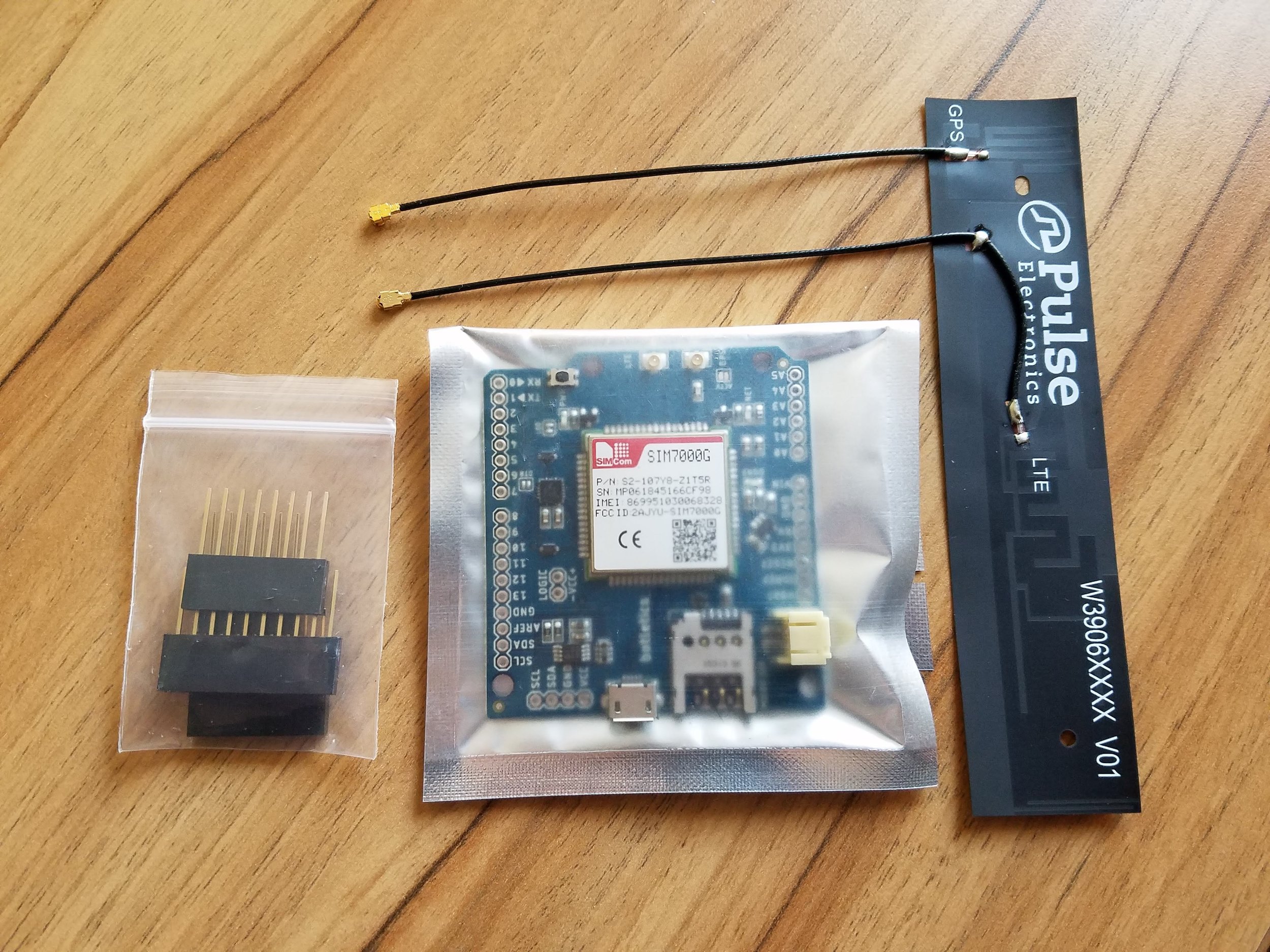 Botletics™ SIM7000 LTE CAT-M1/NB-IoT + GPS Shield Kit — Botletics