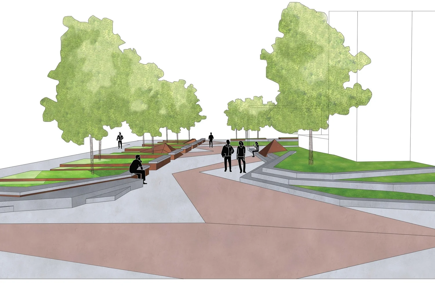 Square Park Design