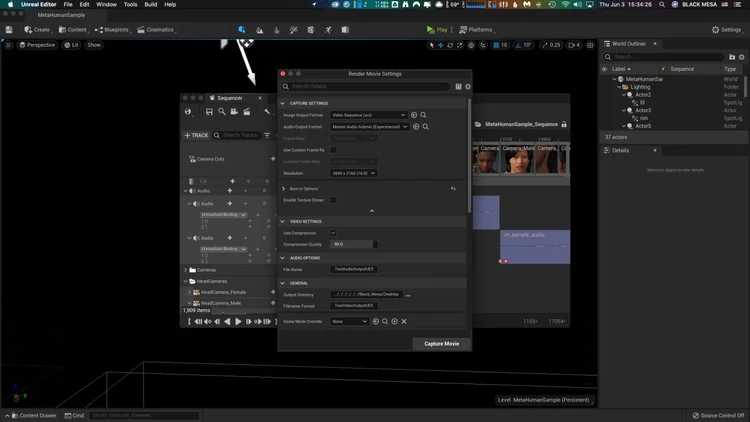 Tutorial: how to export video from Unreal Engine — Matt Geiger