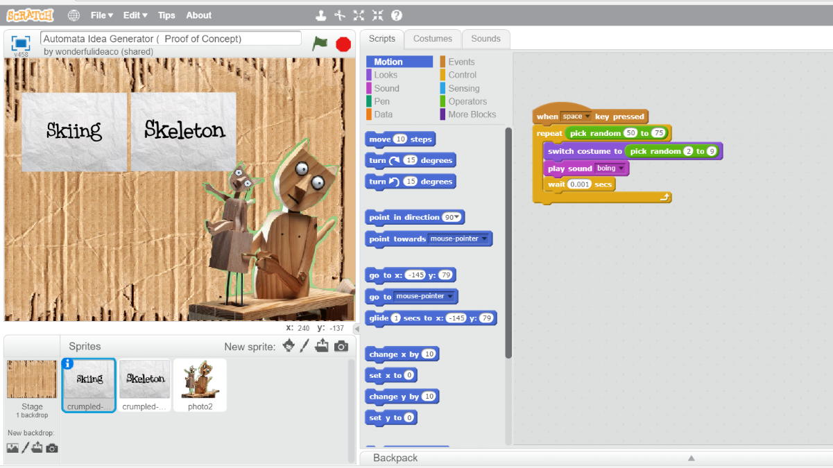 CMT/WICO Automata Prototyping — Wonderful Idea Co.