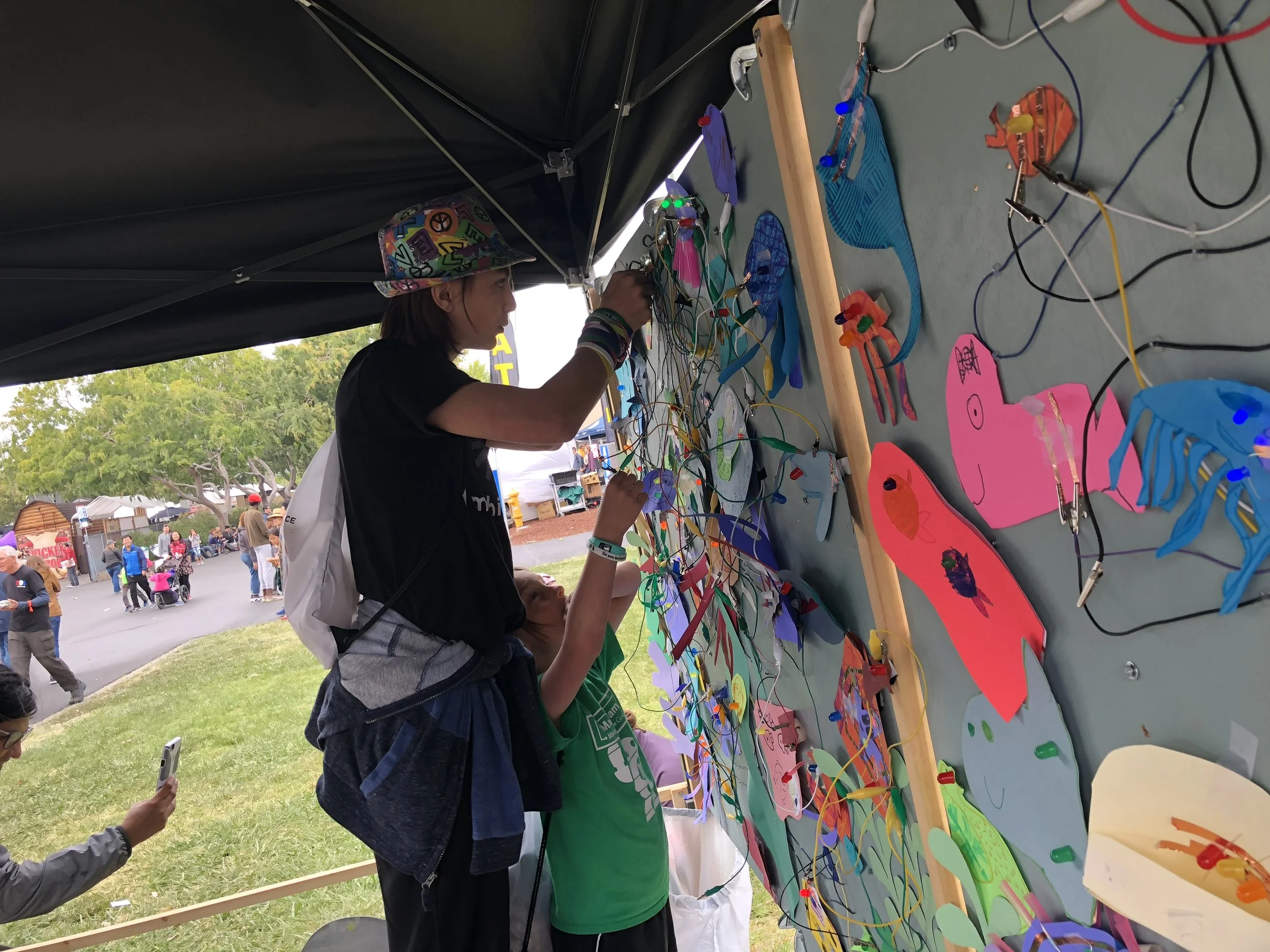Computational Paper Circuits at Bay Area Maker Faire — Wonderful Idea Co.