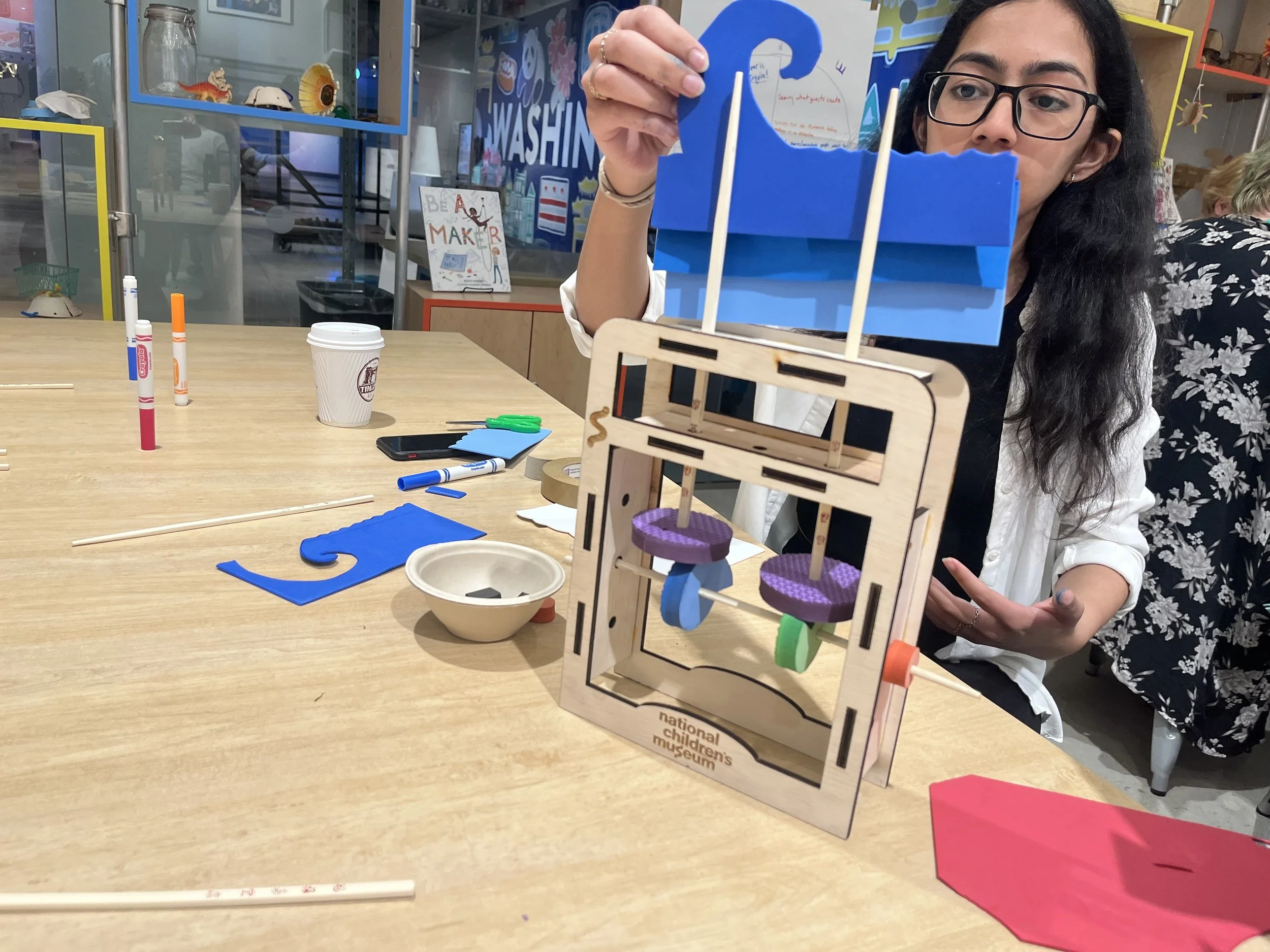 Automata Workshop at National Children's Museum — Wonderful Idea Co.