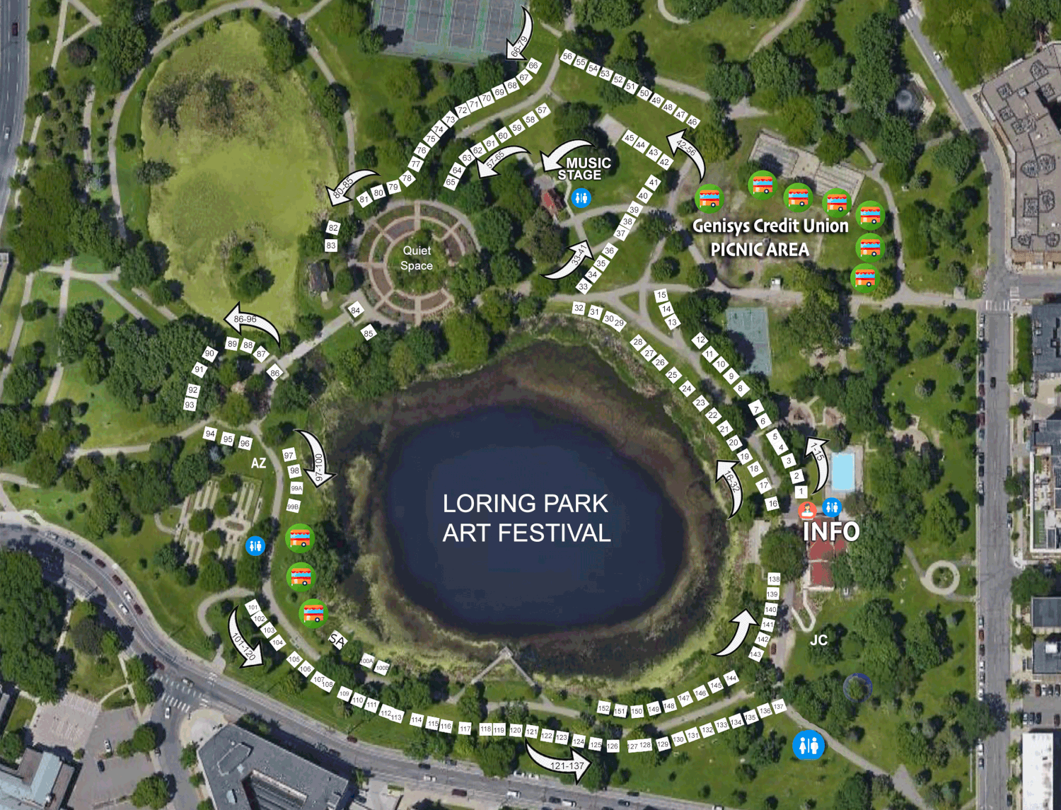 Maps — Loring Park Art Festival