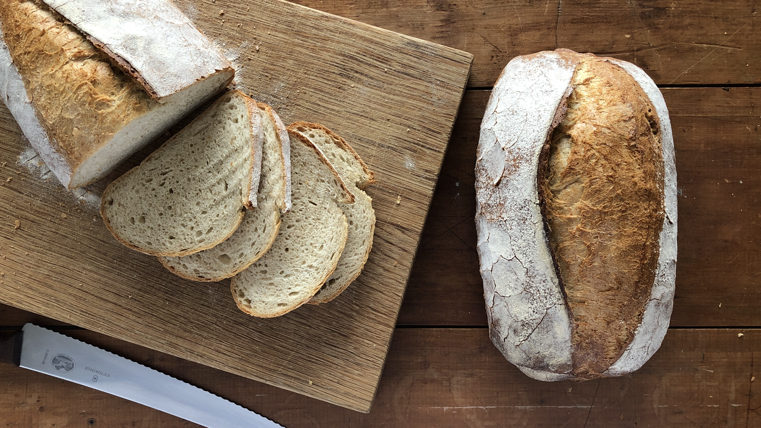 Crusty Stone Baked Bloomer — Bake with Jack