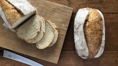 Crusty Stone Baked Bloomer — Bake with Jack