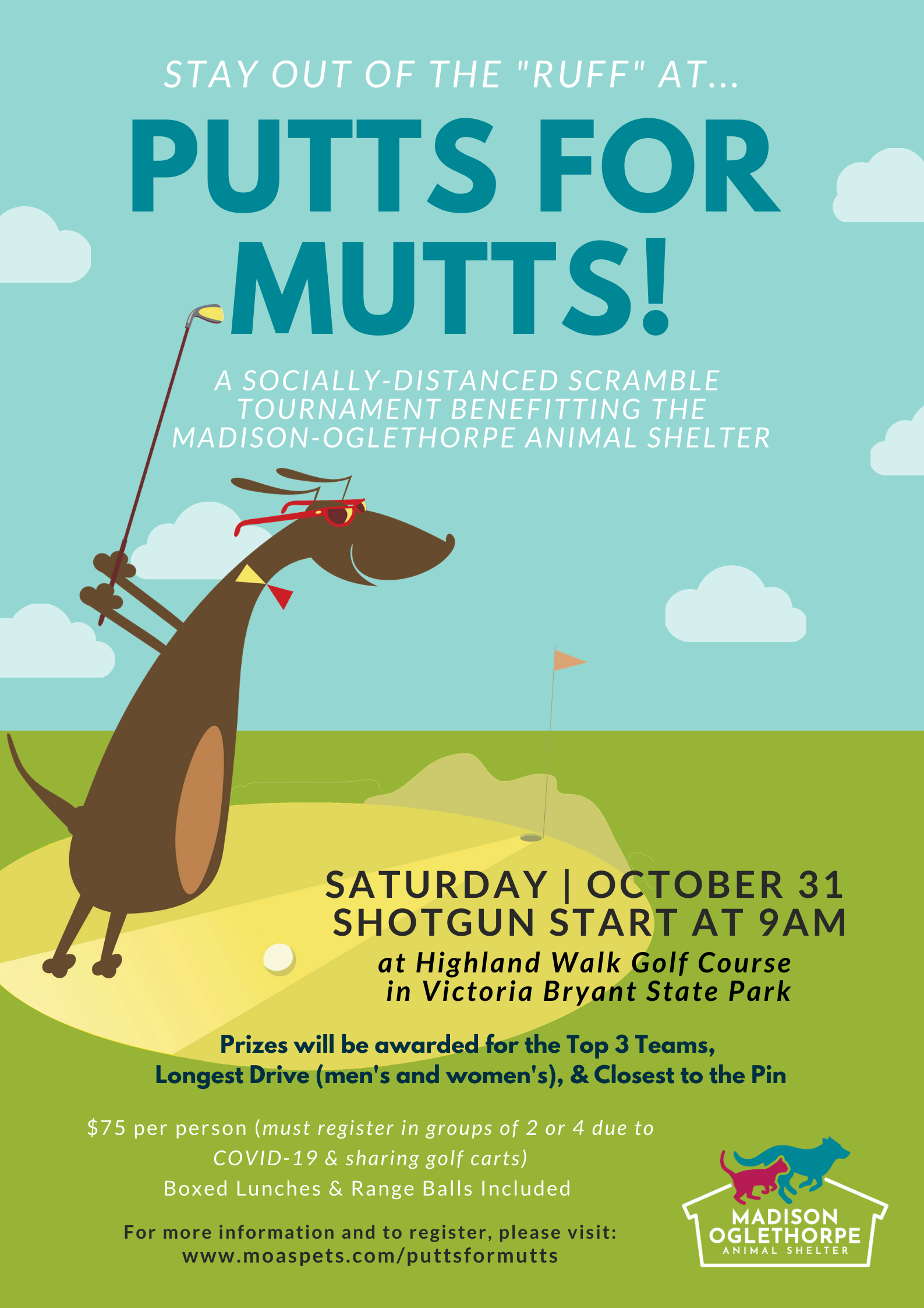Putts for Mutts Golf Tournament — MOAS Pets