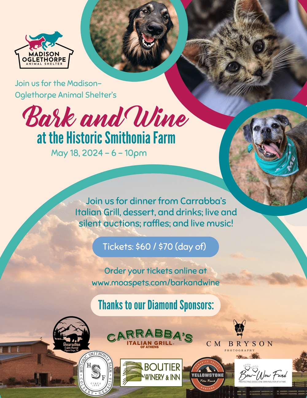 The 9th Annual Bark & Wine — MOAS Pets