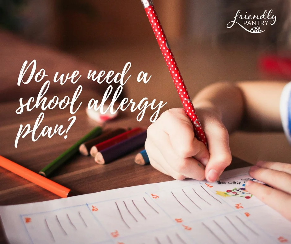 Planning for School with Food Allergies — Friendly Pantry Food Allergy ...