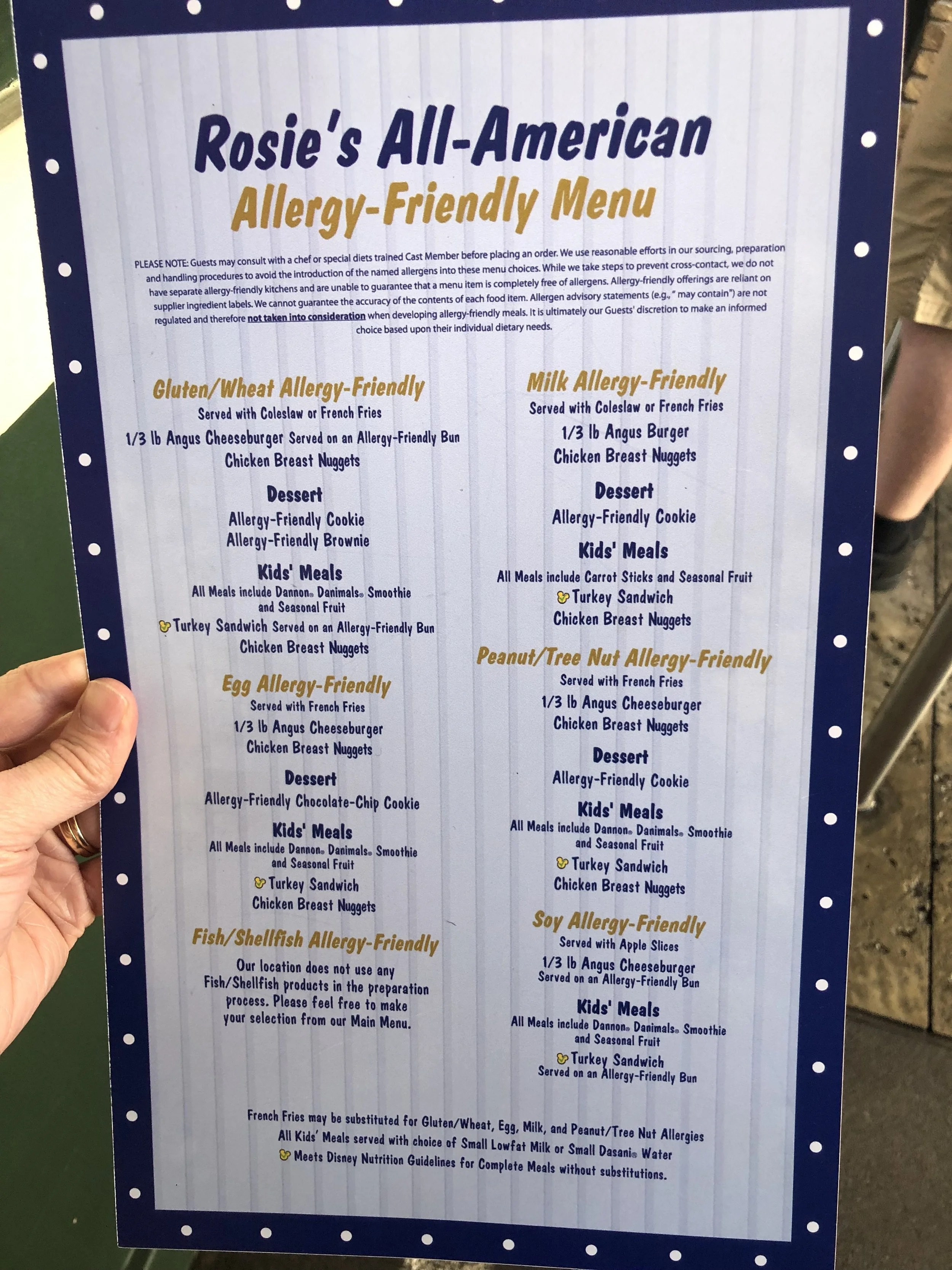 Unlock the Magic of Disney World Allergy Menus — Friendly Pantry Food ...