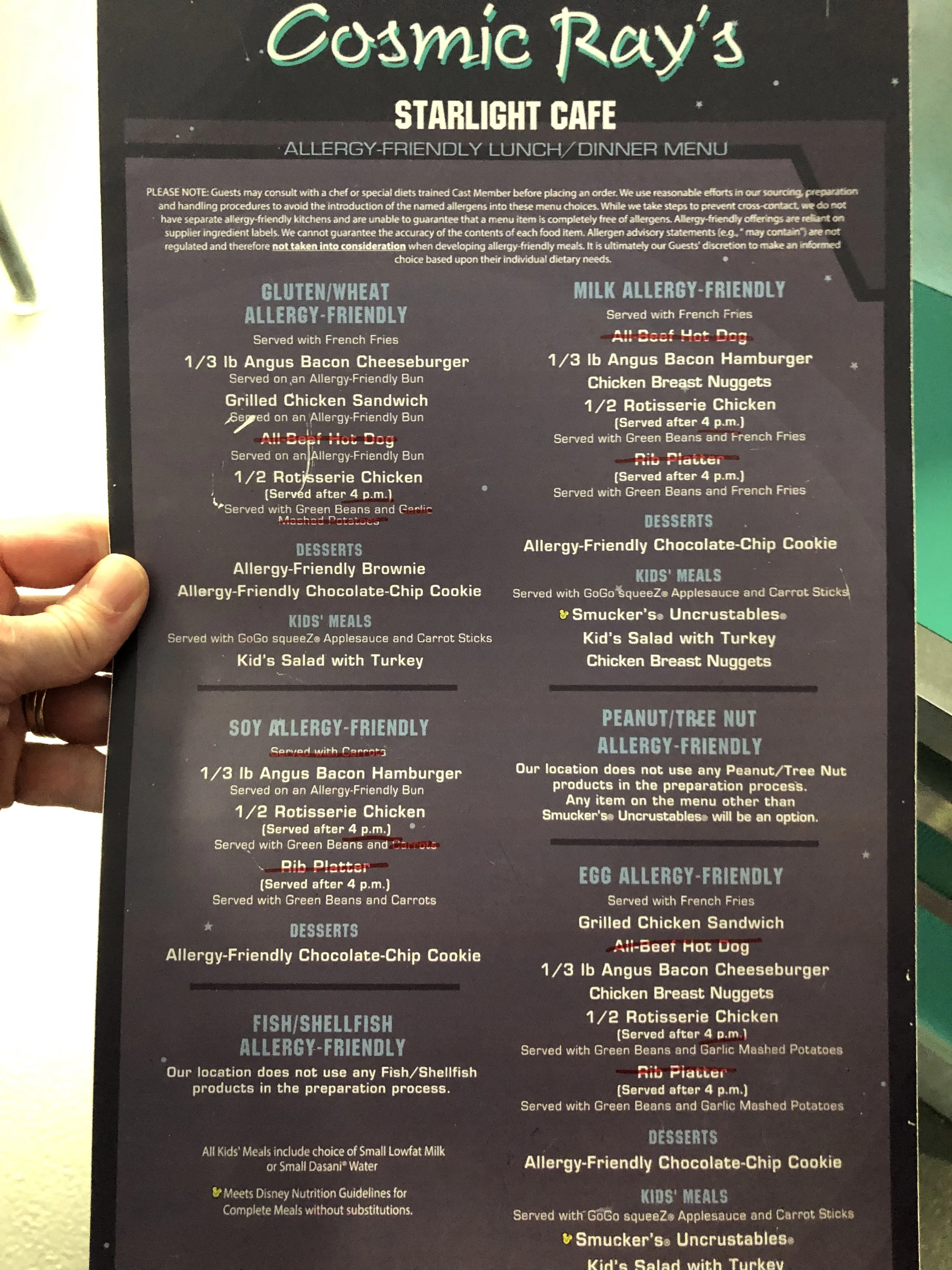 Unlock the Magic of Disney World Allergy Menus — Friendly Pantry Food ...