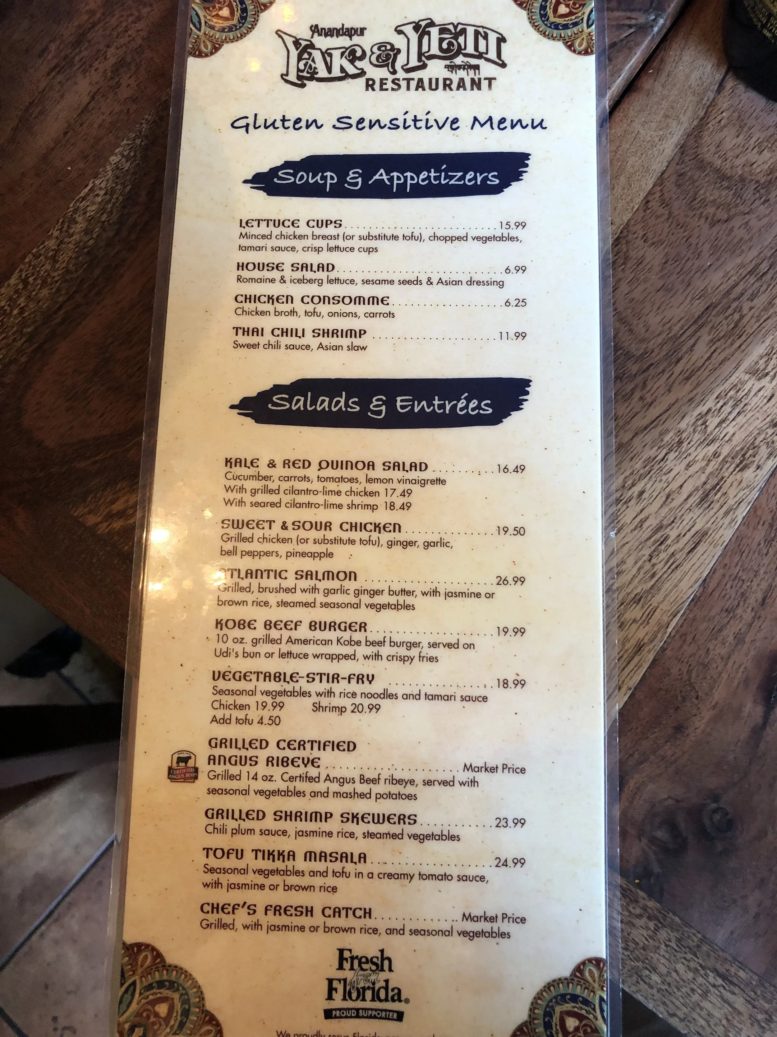 Disney World Allergy Menus — Friendly Pantry Food Allergy Consulting Inc.