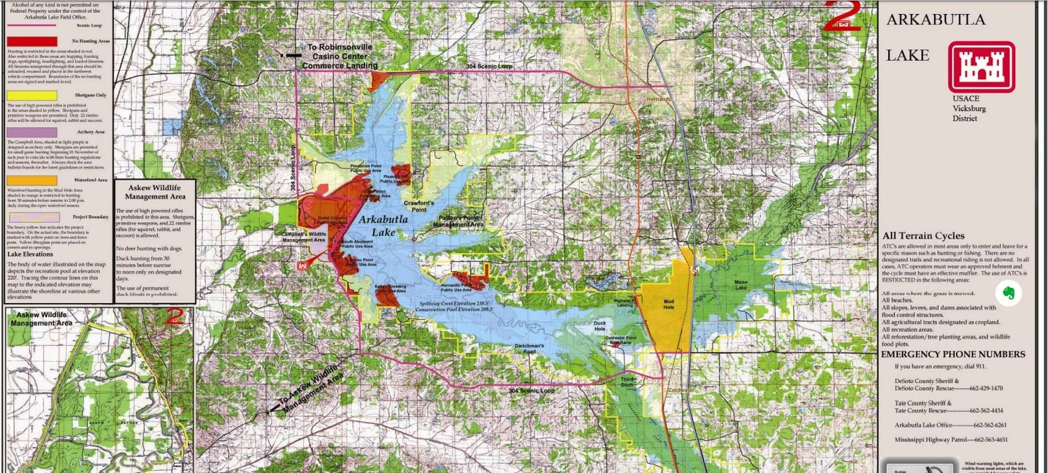 North Mississippi Corps Lakes Hunting — Barton Outfitters