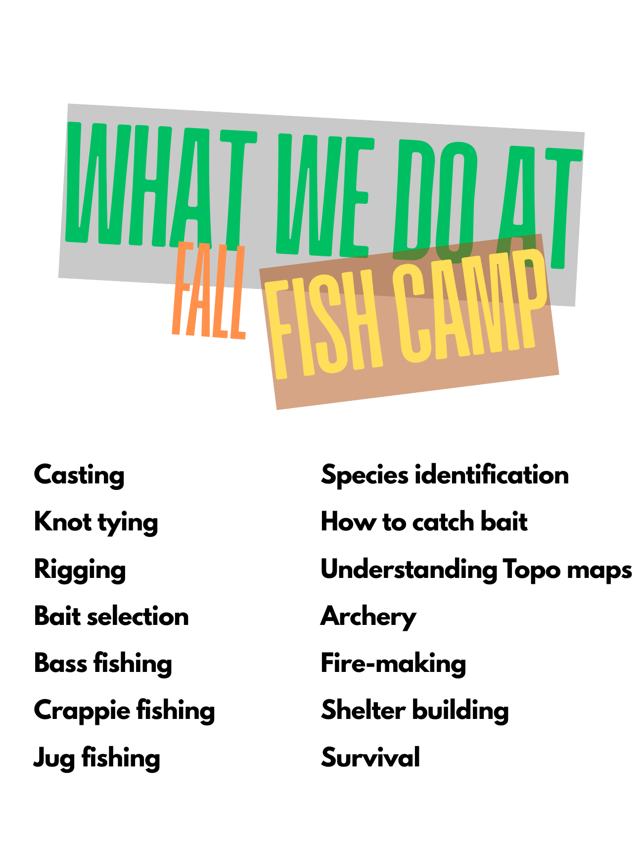 Fall Fish Camp — Barton Outfitters
