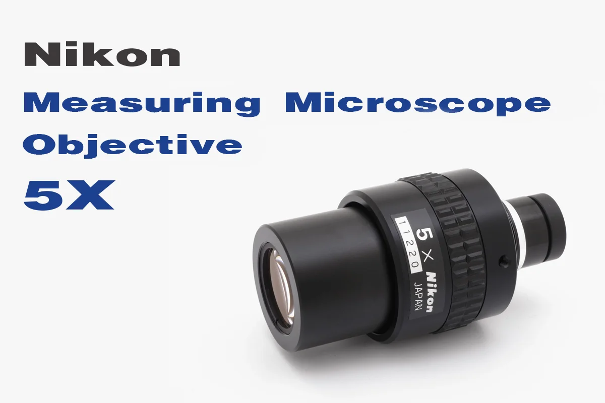 Nikon 5X Measuring Microscope Objective — Close-up Photography