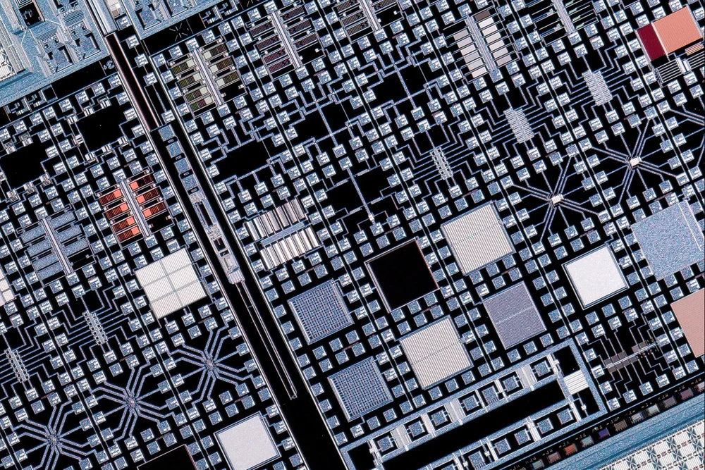 Silicon Wafer Photography — Close-up Photography