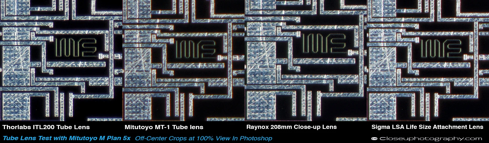 Thorlabs ITL200 Tube Lens Test — Close-up Photography