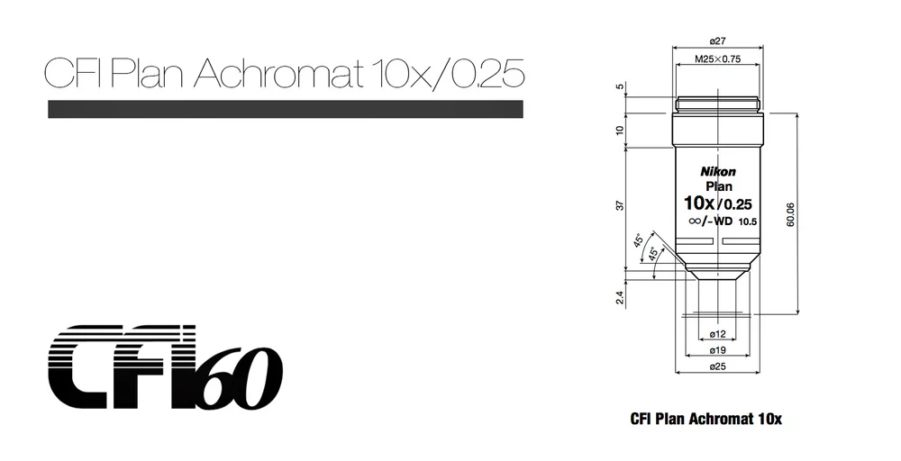Nikon CFI Plan 10X Achromat — Close-up Photography