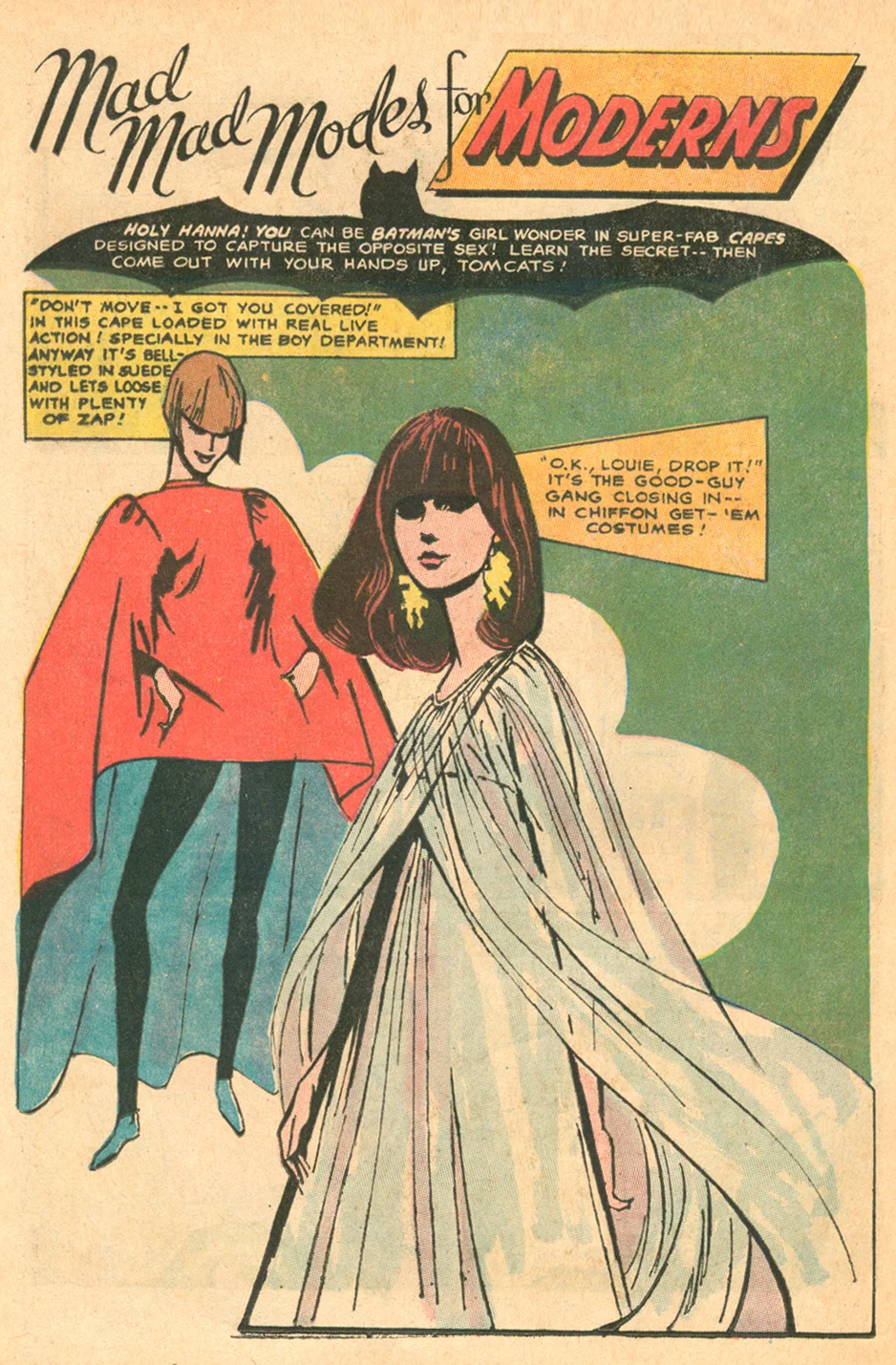 Mad Mad Modes for Moderns Mondays - Be Batman's Girl Wonder in Capes ...