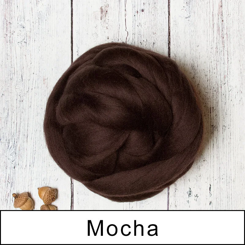 23 Micron Merino Wool Top Roving for felting, spinning, macraweave ...