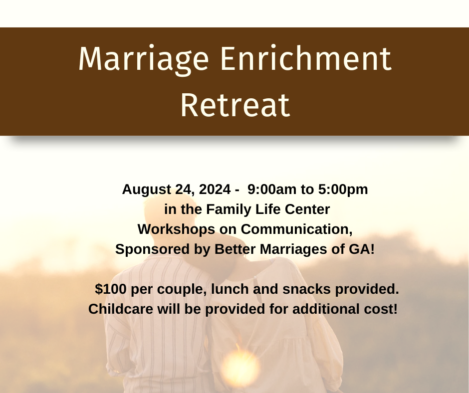Marriage Enrichment Retreat — Mountain Park UMC