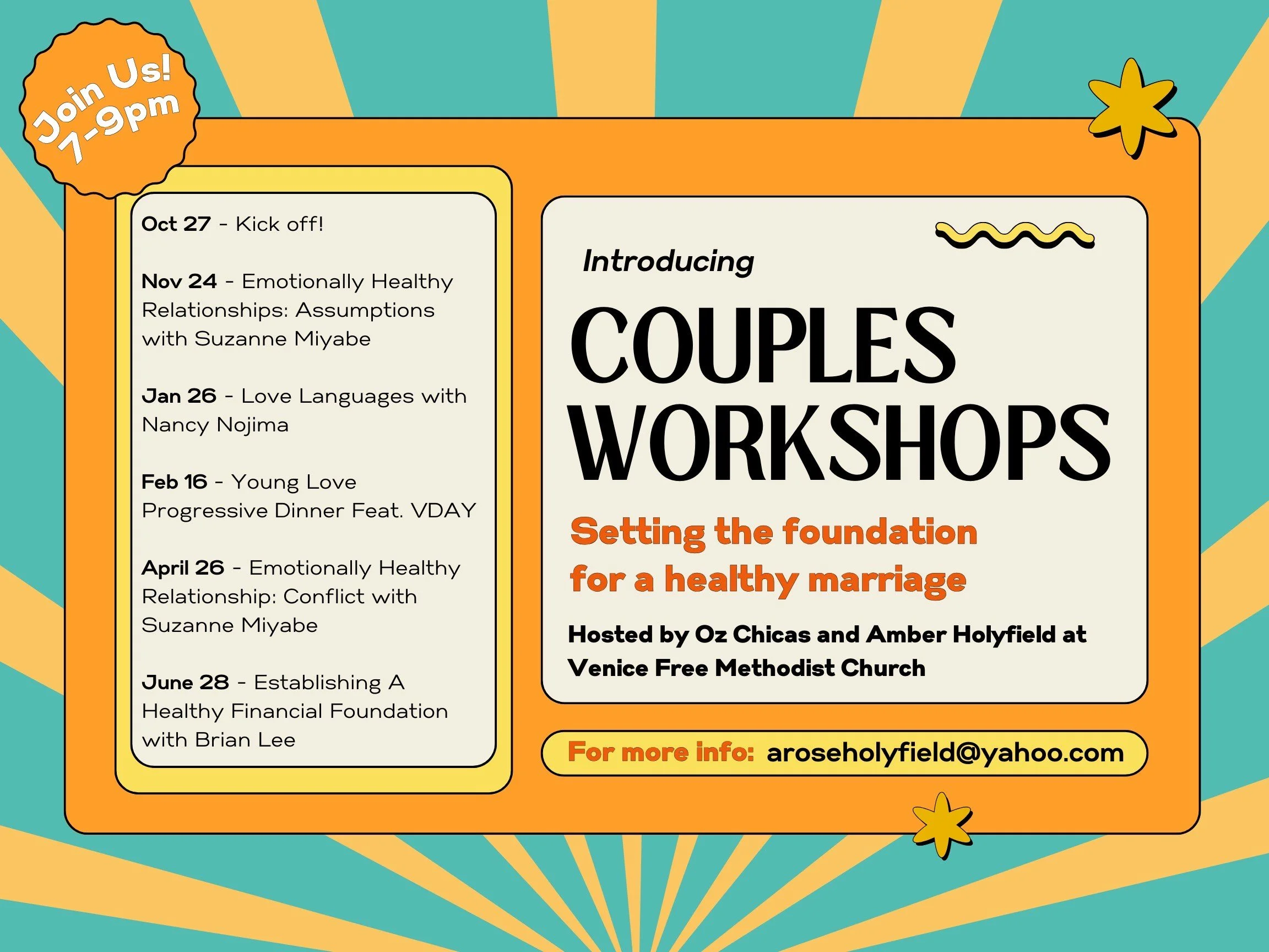 Venice Events — Venice Free Methodist Church