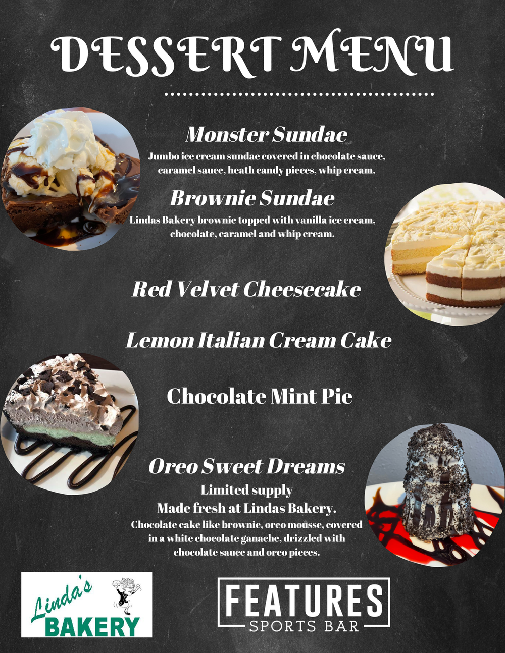 Menu — Features West Salem