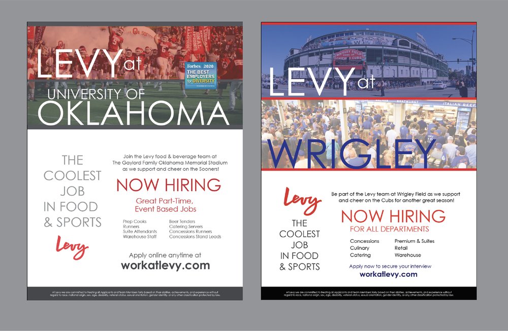 New Sports Venue Event Flyers -Levy