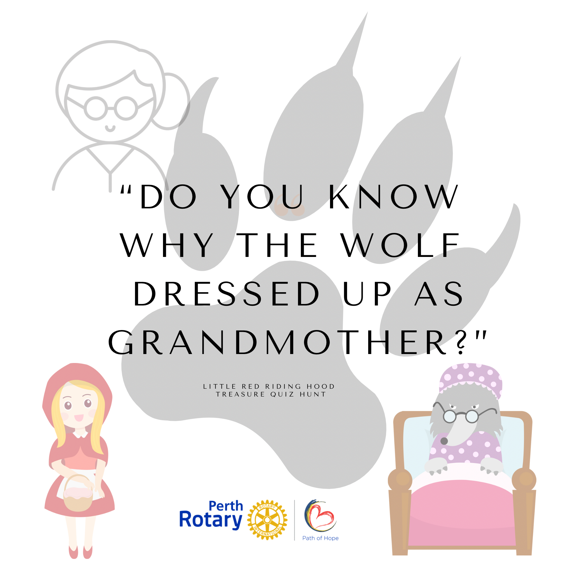 Little Red Riding Hood Treasure Quiz Hunt — Path of Hope