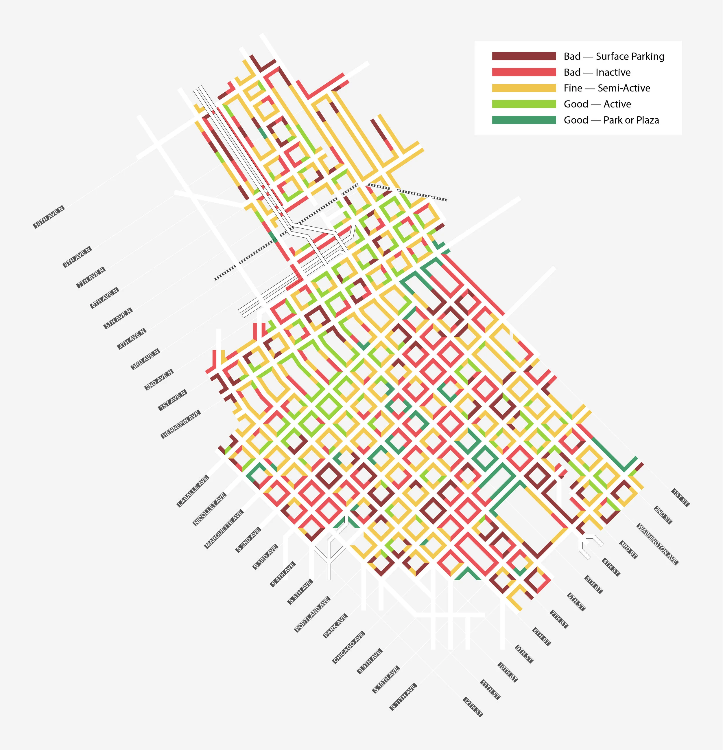 The State Of Downtown Minneapolis Streetscapes — Pocket Track