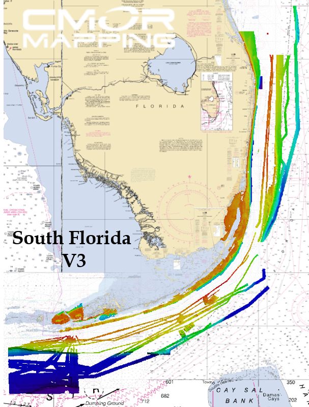 High-resolution 3D Fishing and Diving Maps and Charts | CMOR Mapping