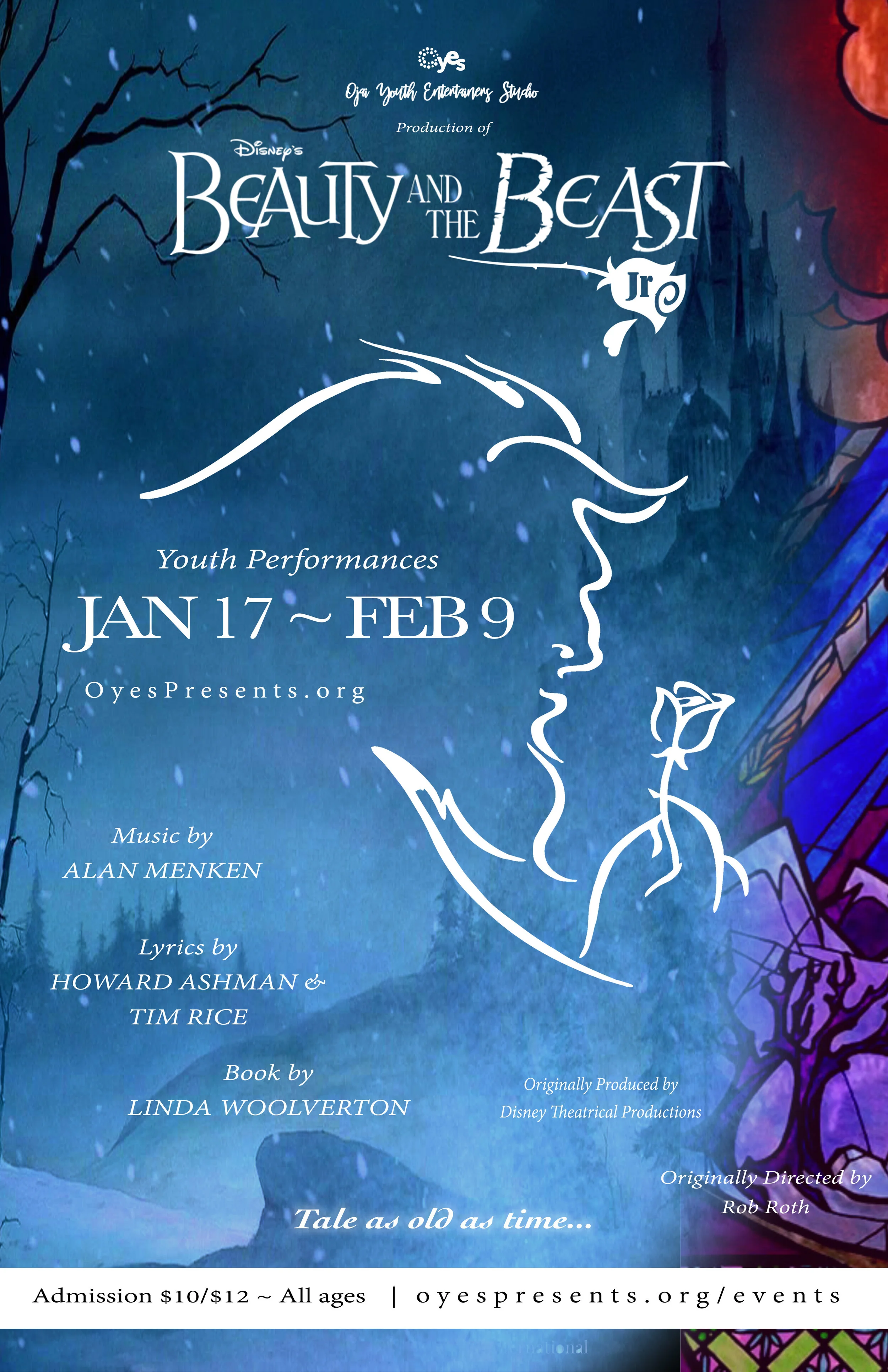 Beauty and the Beast, JR — Welcome to Ojai Youth Entertainers Studio