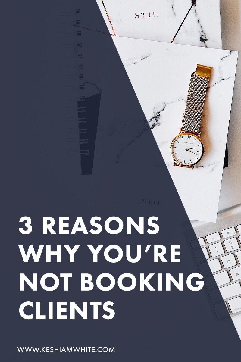 Why You're Not Booking Clients — Web Designer, Atlanta