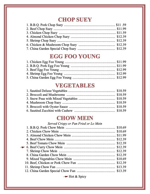 China Garden Restaurant - Los Banos