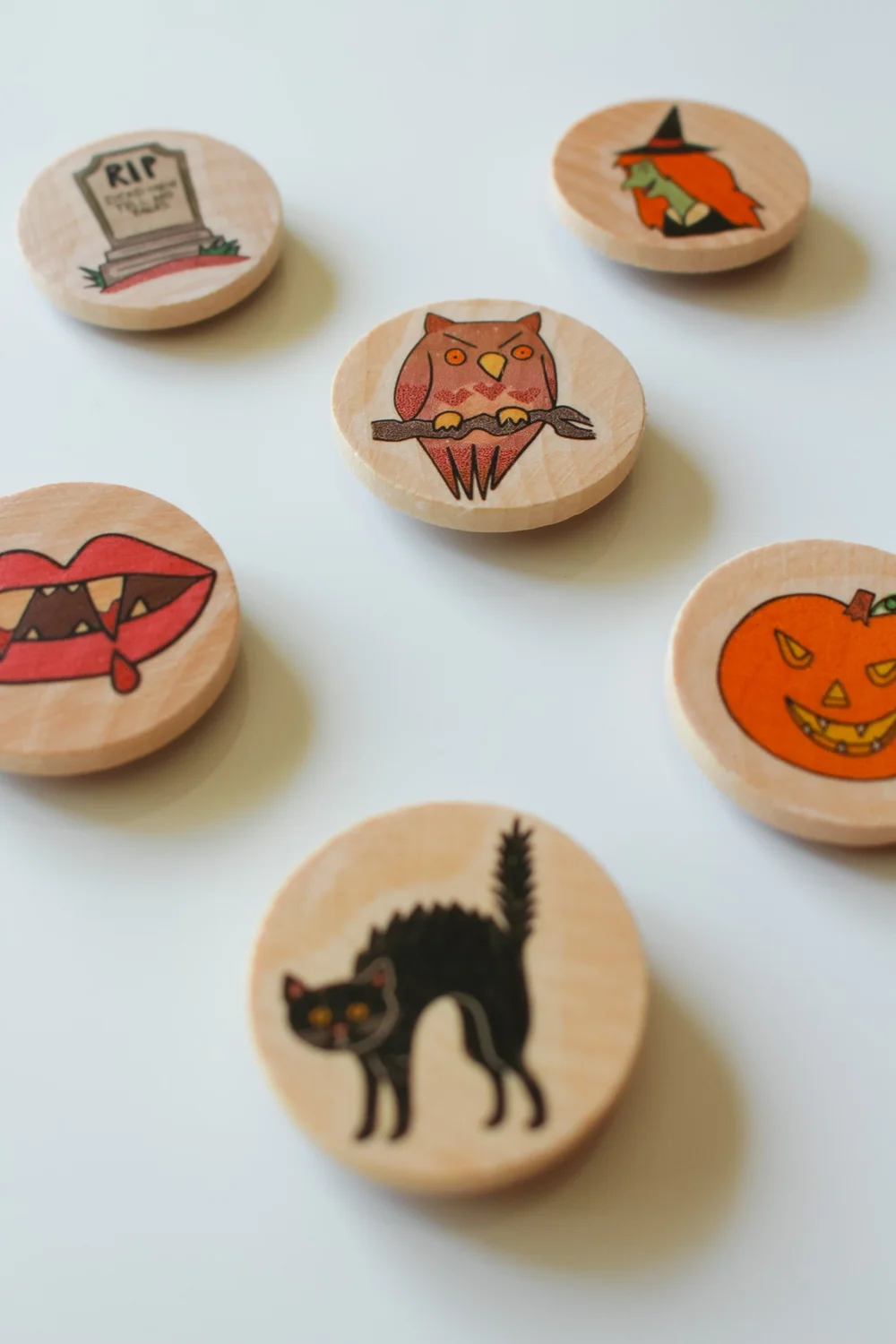 DIY Halloween Magnets (with Temporary Tattoos!) — Entertain the Idea