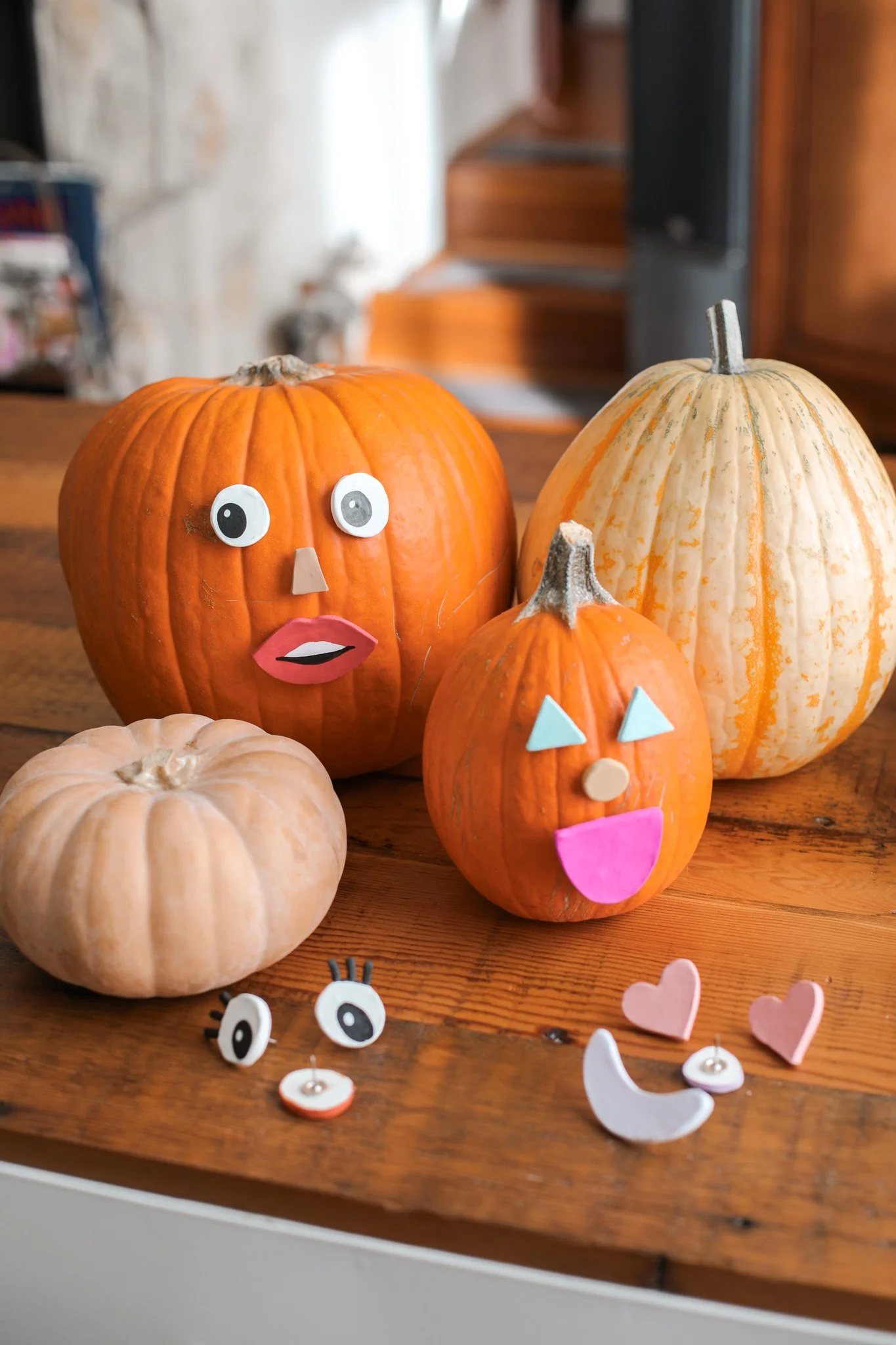 Halloween Pumpkin Face Pins — Entertain the Idea