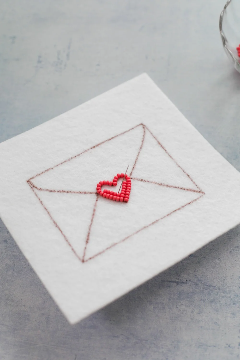 Beaded Valentine's Day Coasters — Entertain the Idea