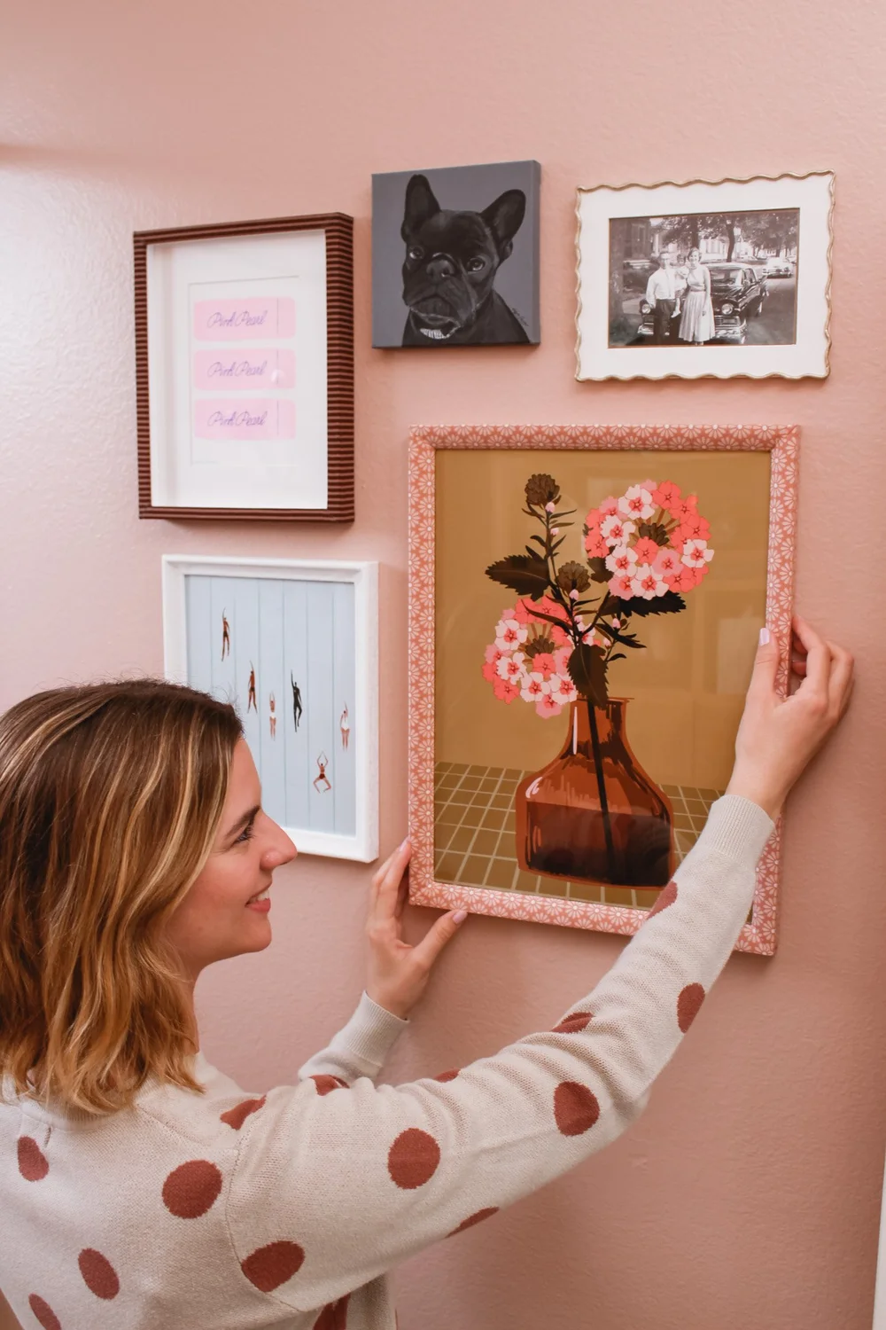 Personalize a Gallery Wall With Fabric Wrapped Frames — Entertain the Idea