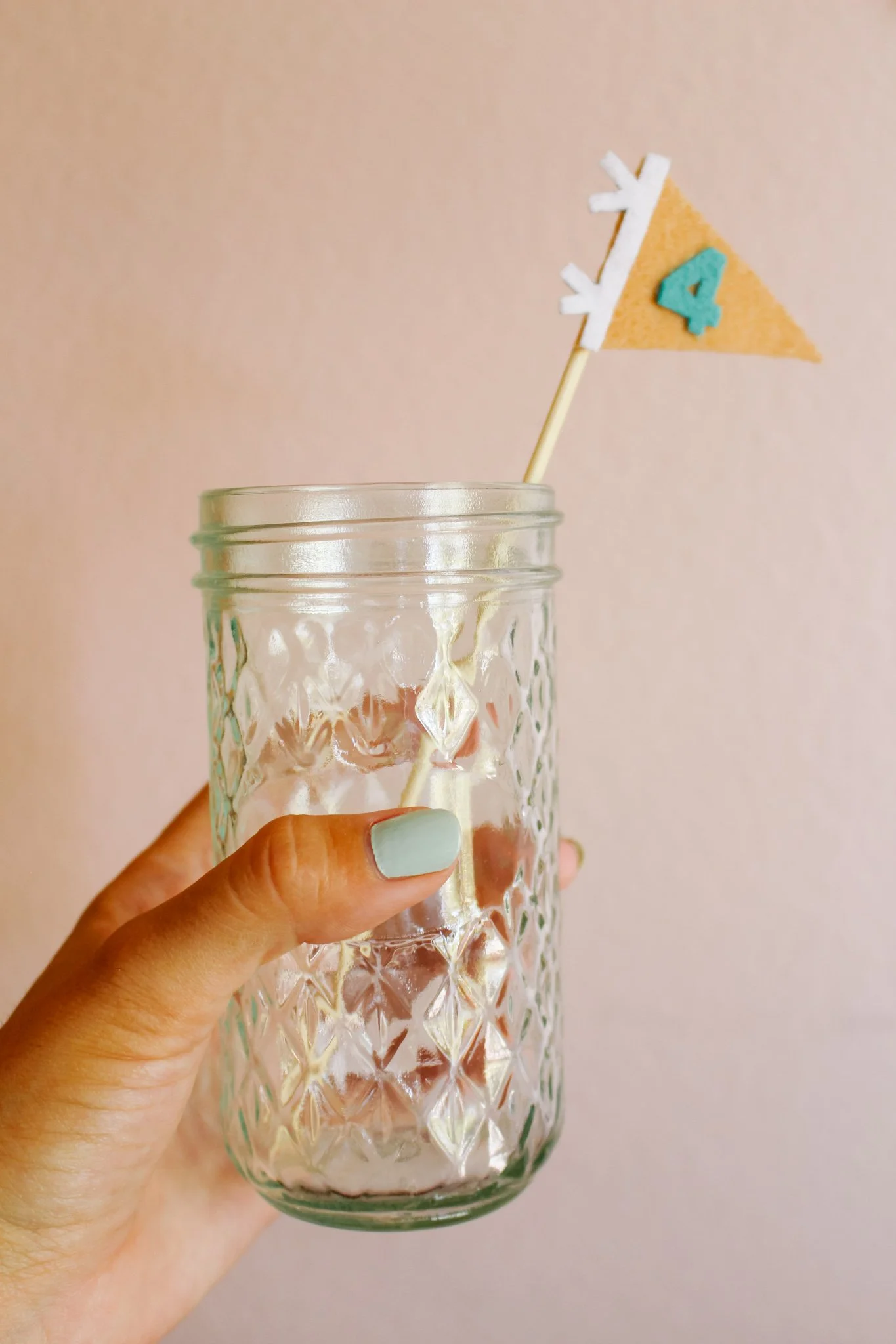 DIY Pennant Flag Drink Stirrers — Entertain the Idea