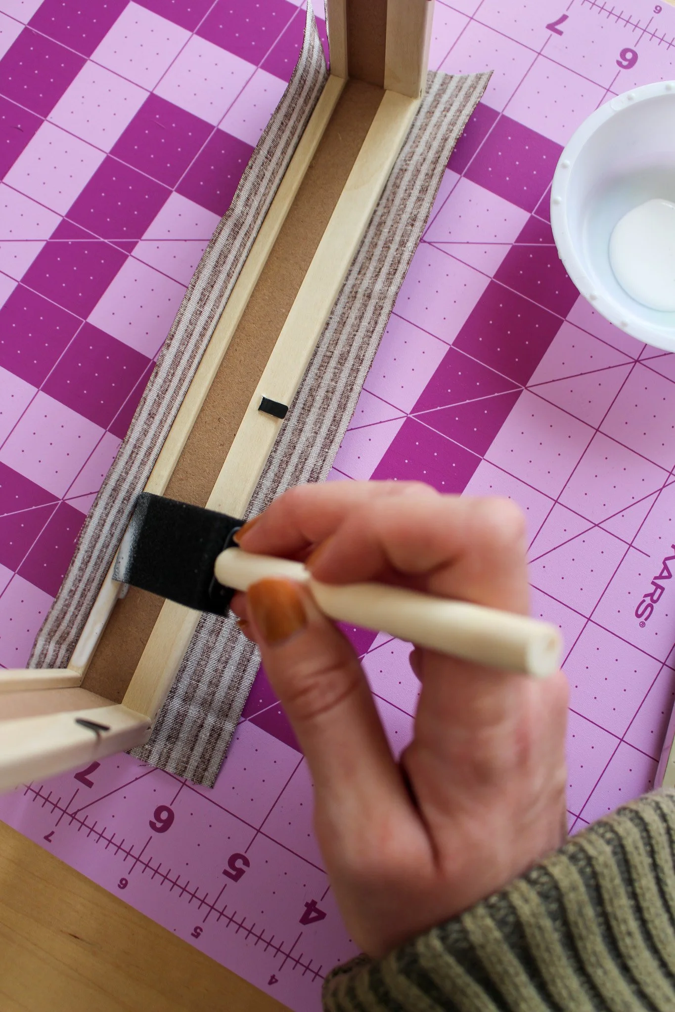 Personalize a Gallery Wall With Fabric Wrapped Frames — Entertain the Idea