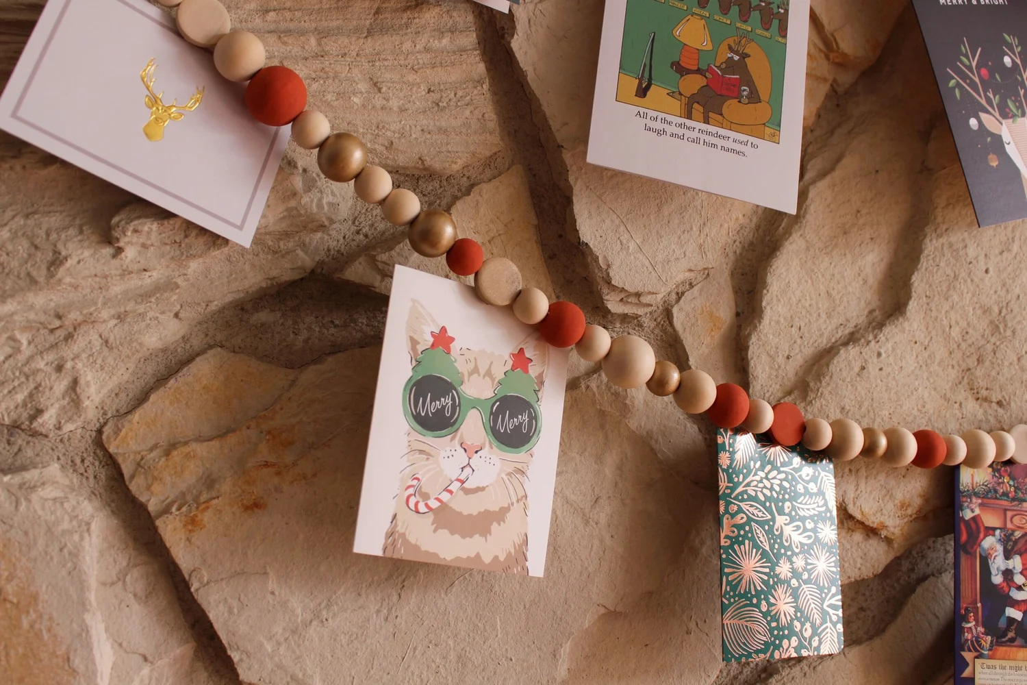 Christmas Card Garland — Entertain the Idea