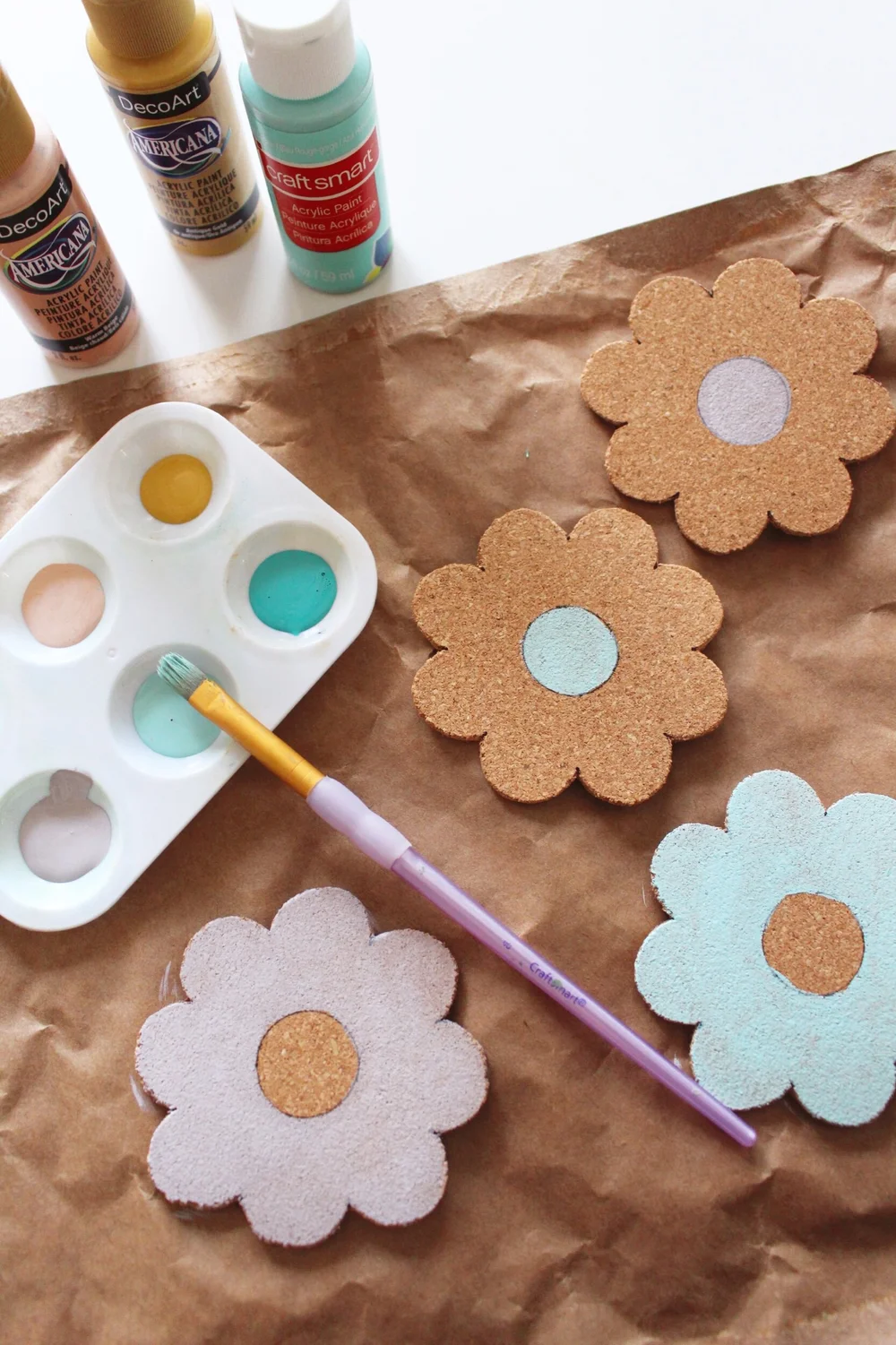 Flower Coasters & Spring Cocktail — Entertain the Idea