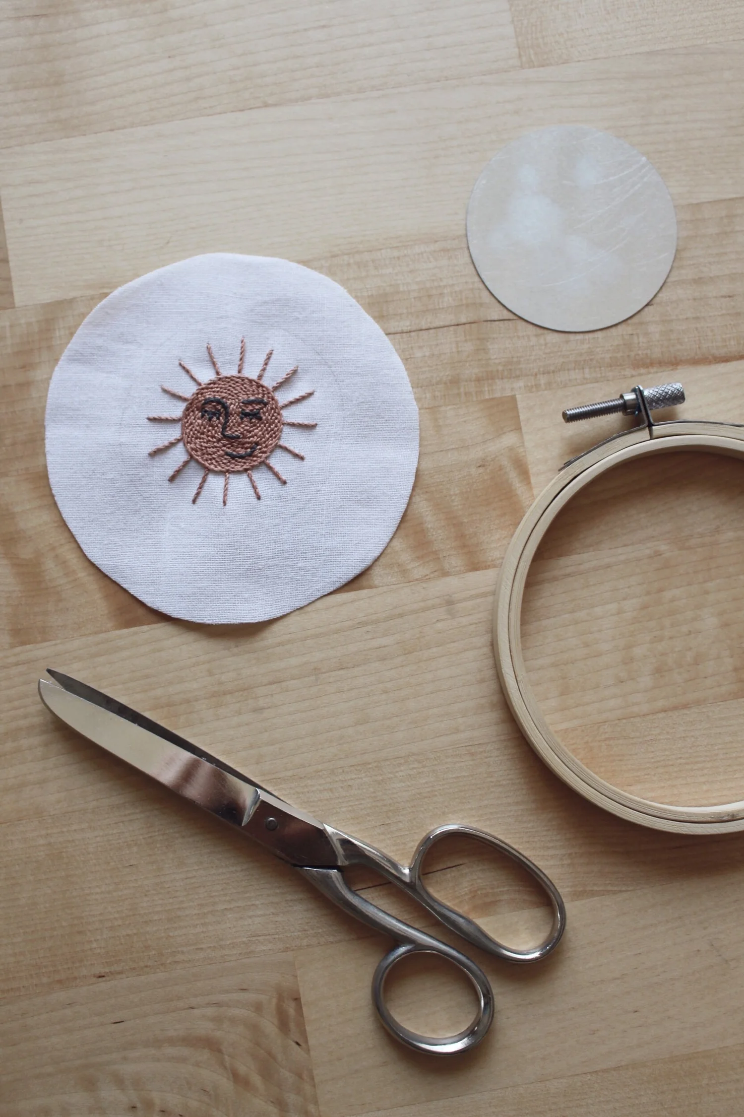 Embroidered Compact Mirror — Entertain the Idea