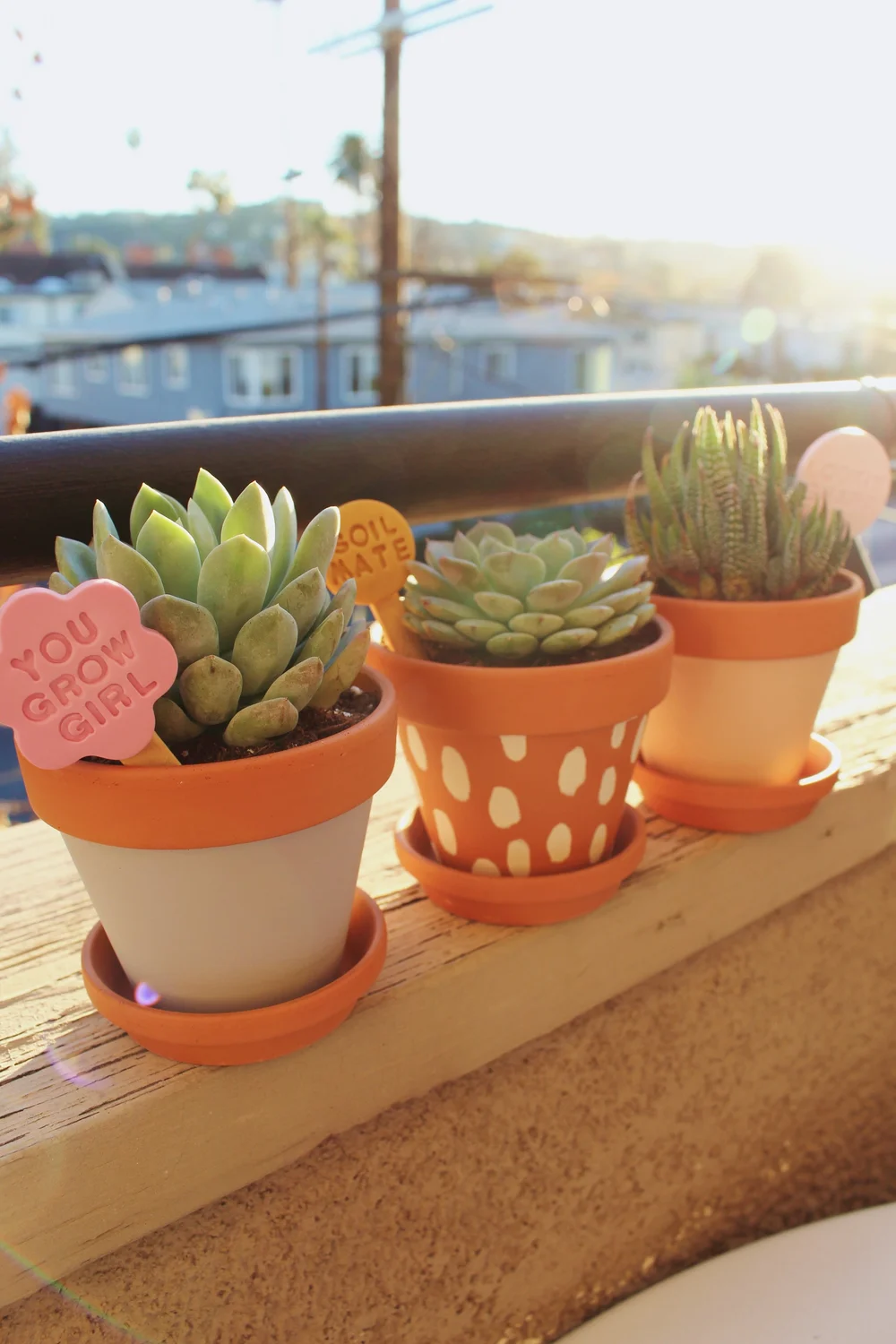DIY Valentine’s Day Clay Plant Signs — Entertain the Idea