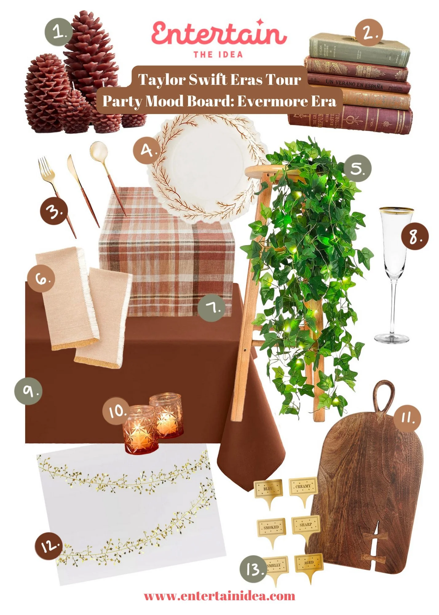 The Evermore Era Party | Taylor Swift Eras Tour Party Mood Boards ...