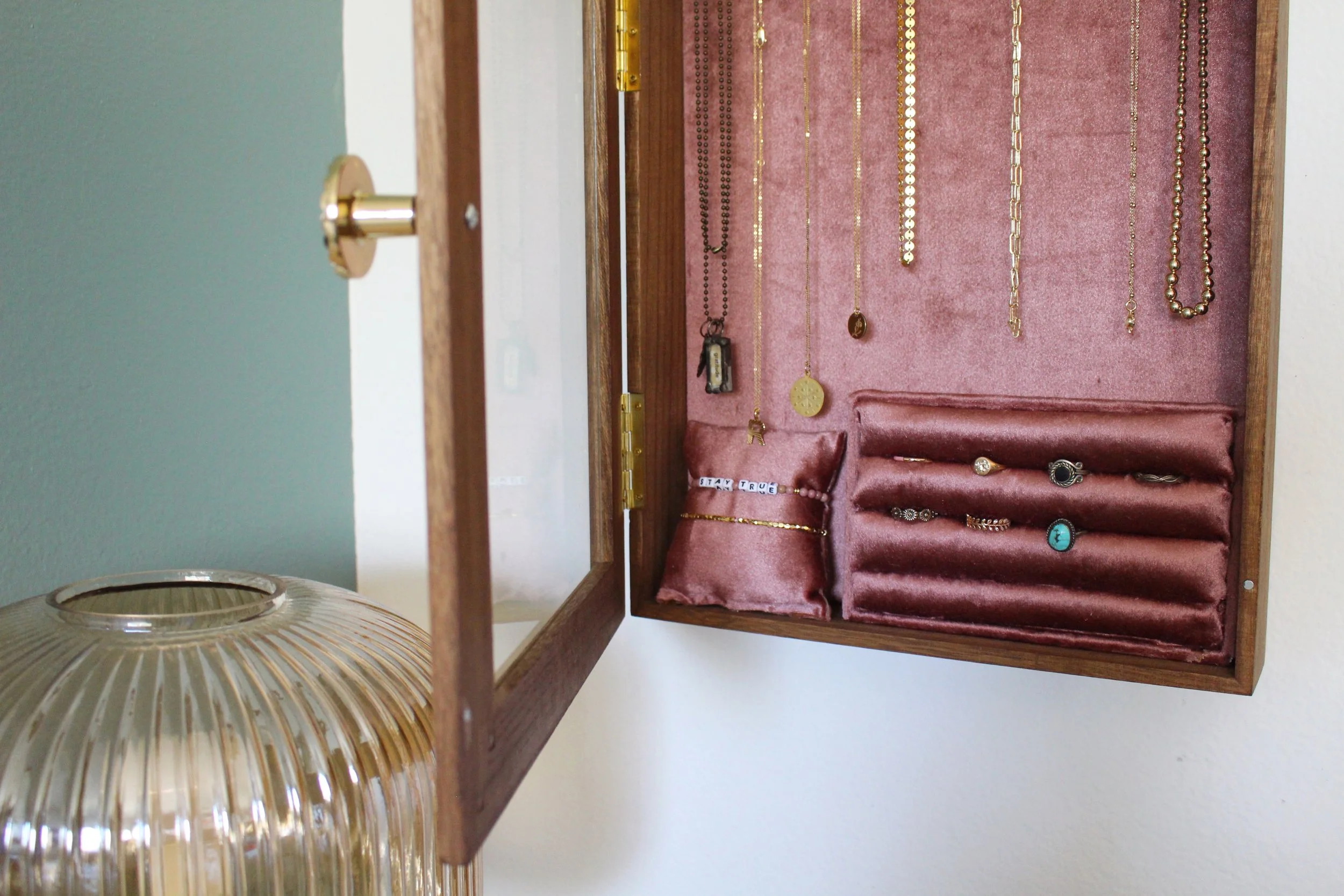 How to Upcycle a Shadow Box into Jewelry Storage — Entertain the Idea