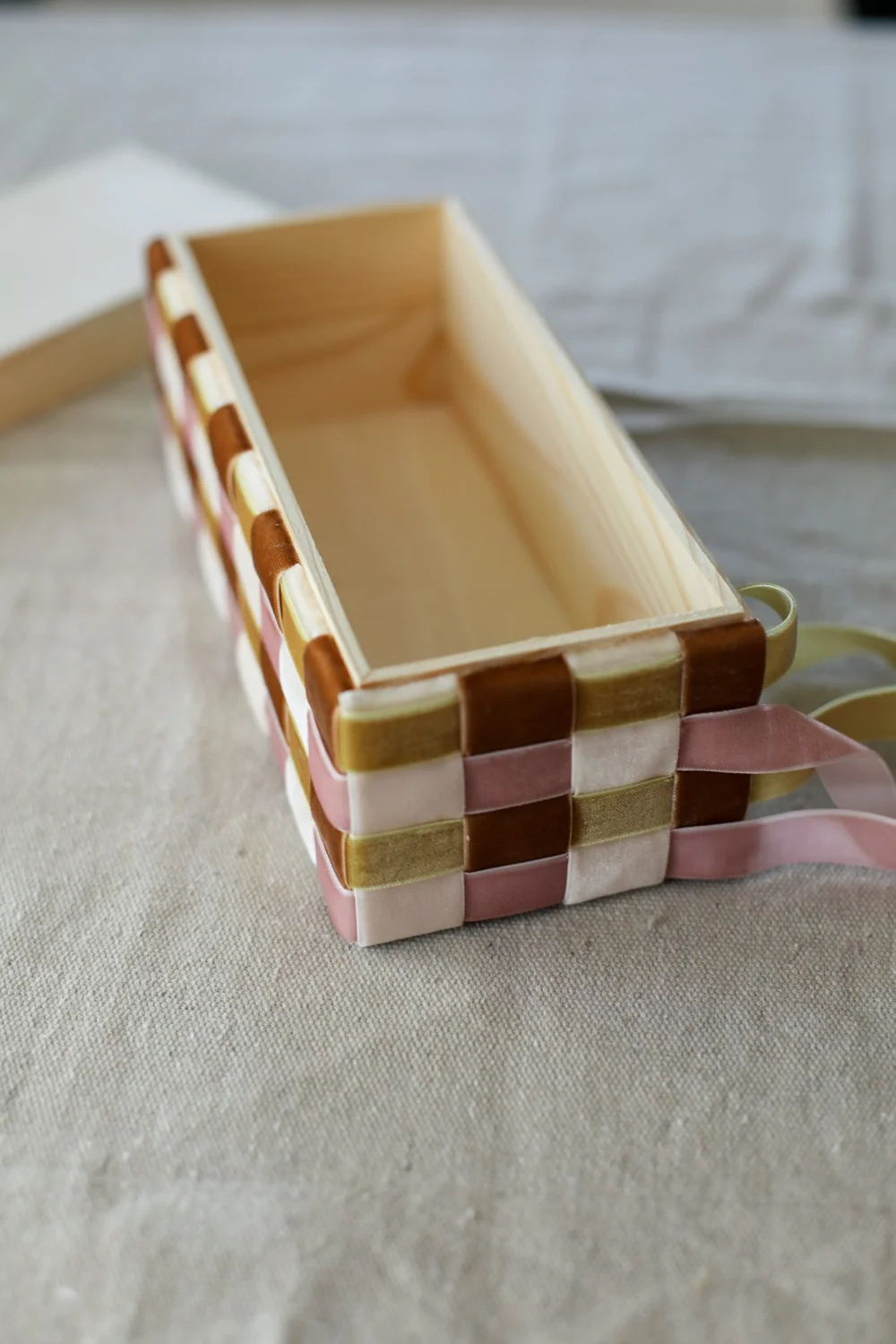 Woven Velvet Storage Box — Entertain the Idea