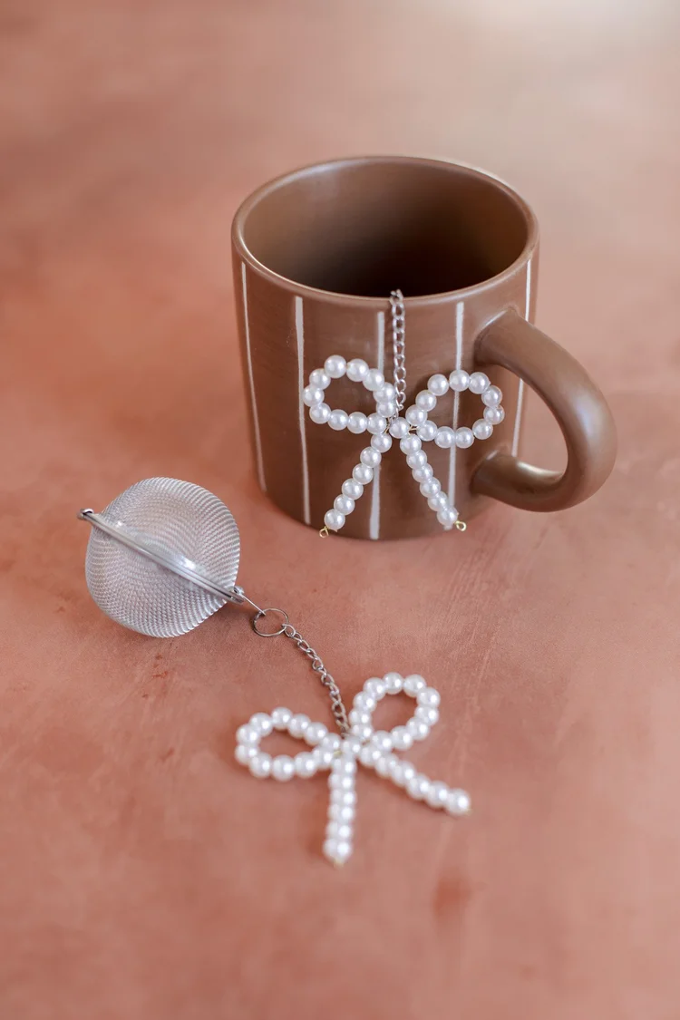 Make a Pearl Bow Tea Strainer (DIY Gift Idea!) — Entertain the Idea