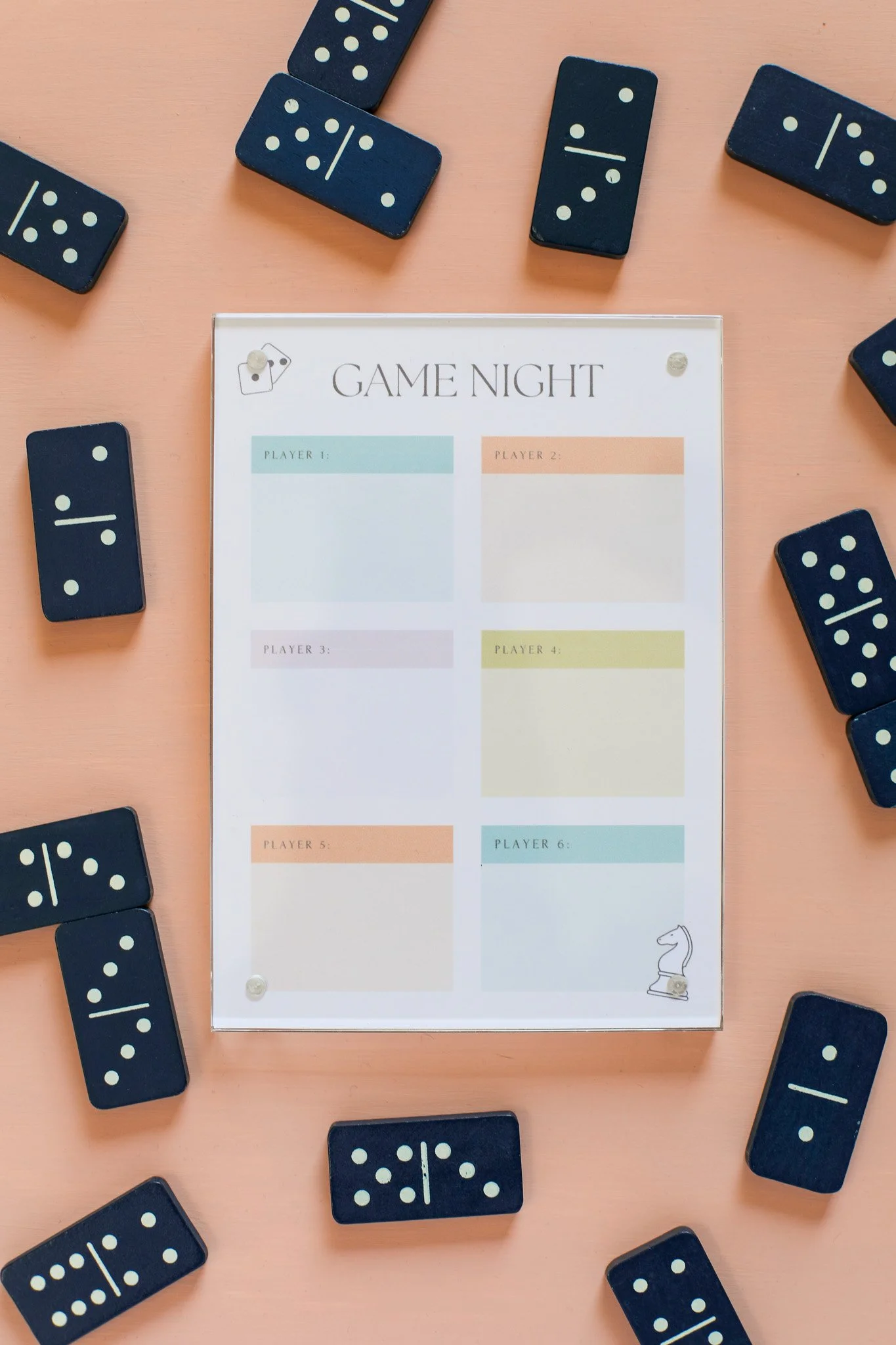 Dry Erase Game Night Scoreboard (& Printable!) — Entertain the Idea