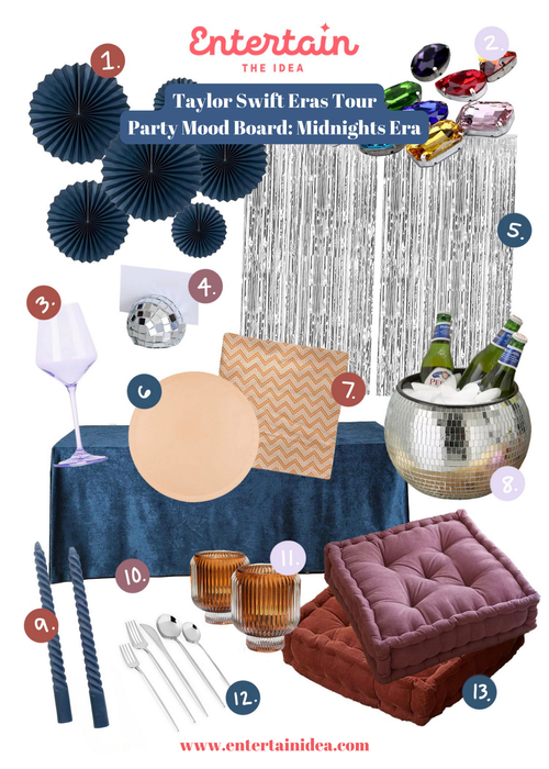 The Midnights Era Party | Taylor Swift Eras Tour Party Mood Boards ...