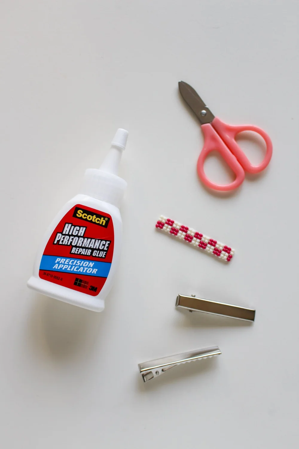 DIY Checkered Beaded Hair Clips — Entertain the Idea